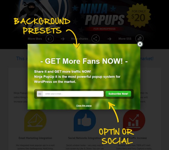 Ninja Popups DEMO – Popup for WordPress, popups for WordPress, Ninja Popup, Ninja Popups