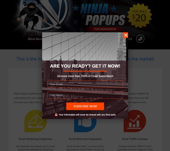 Ninja Popups DEMO – Popup for WordPress, popups for WordPress, Ninja Popup, Ninja Popups