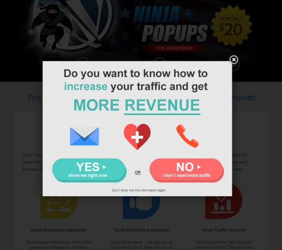 Ninja Popups DEMO – Popup for WordPress, popups for WordPress, Ninja Popup, Ninja Popups