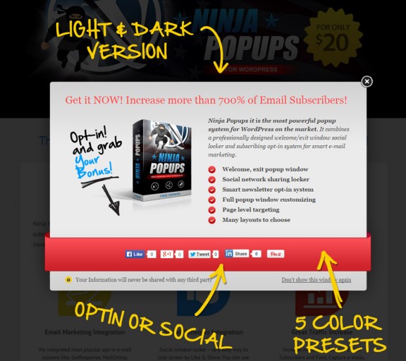 Ninja Popups DEMO – Popup for WordPress, popups for WordPress, Ninja ...